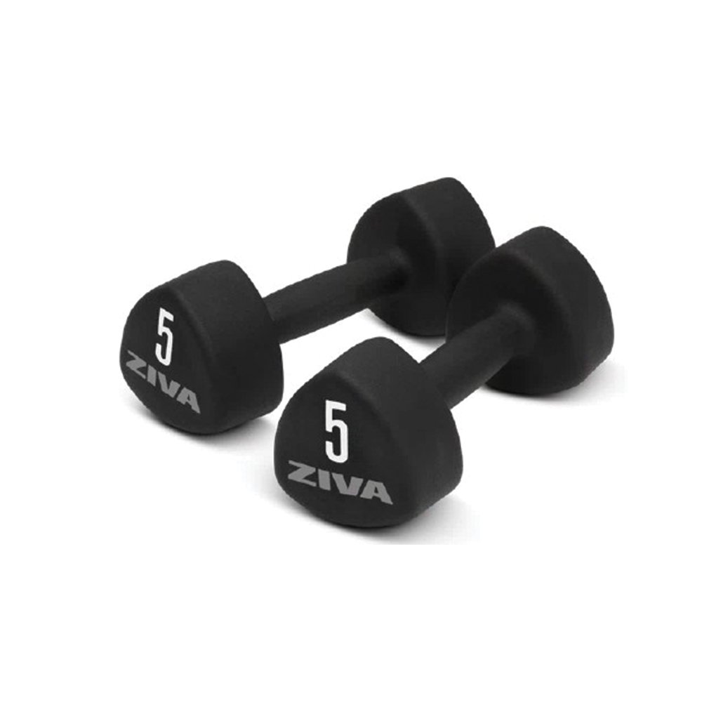 ZIVA Neoprene Dambıl 5 Kg - Johnson Fitness Türkiye